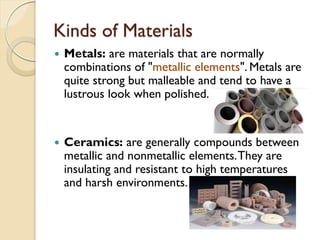 Presentation on Metallurgy and Materials | PDF