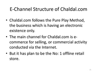 Presentation on e business of chaldal.com