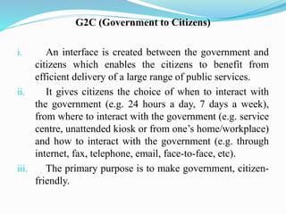 Presentation on e-governance | PPTX