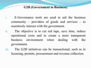 Presentation on e-governance | PPTX