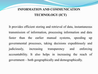 Presentation on e-governance | PPTX