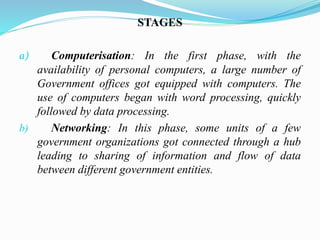 Presentation on e-governance | PPTX
