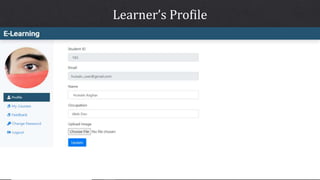 Presentation on e learning management system | PPTX