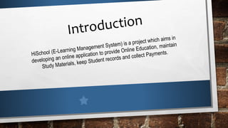Presentation on e learning management system | PPTX