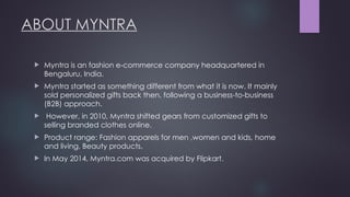 PRESENTATION ON E-MARKETING myntrea.pptx