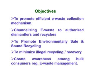 e-waste management Environmental Awareness | PPTX
