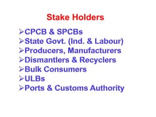 e-waste management Environmental Awareness | PPTX