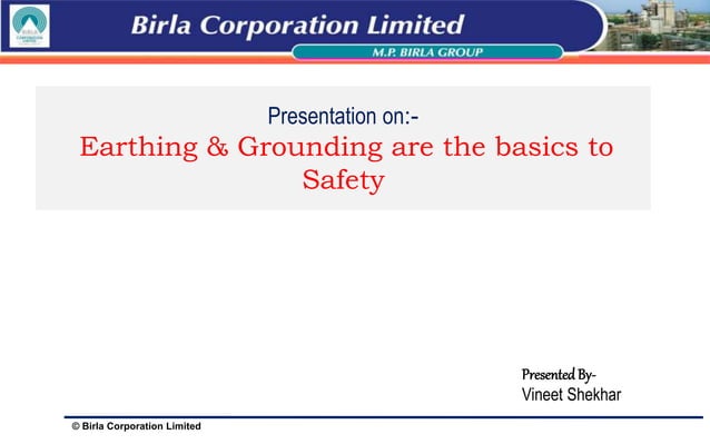 Presentation on Earthing & Grounding | PPT