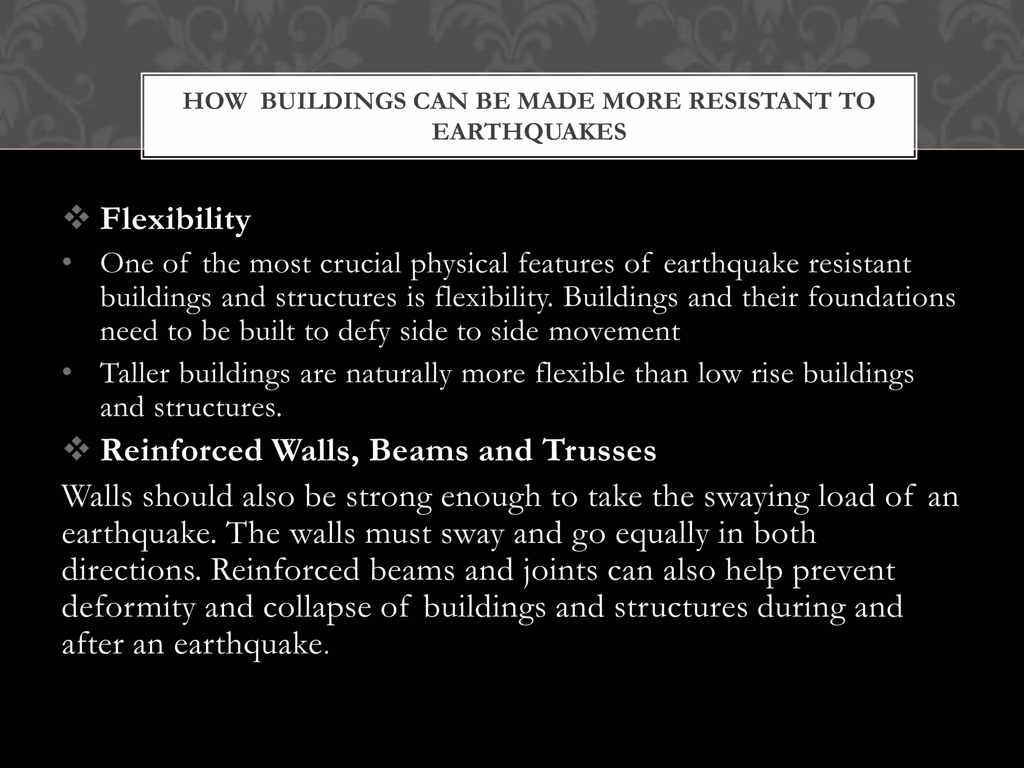 Presentation on earthquake resistance massonary structure | PPTX