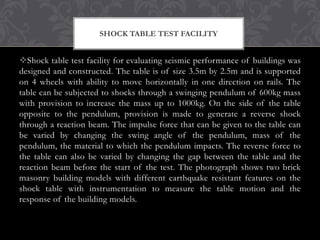 Presentation on earthquake resistance massonary structure | PPTX