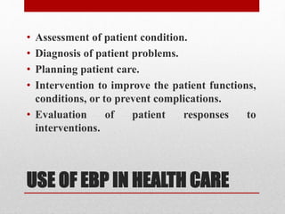 Presentation on ebp | PPTX