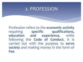 Presentation on Economic Activites | PPTX