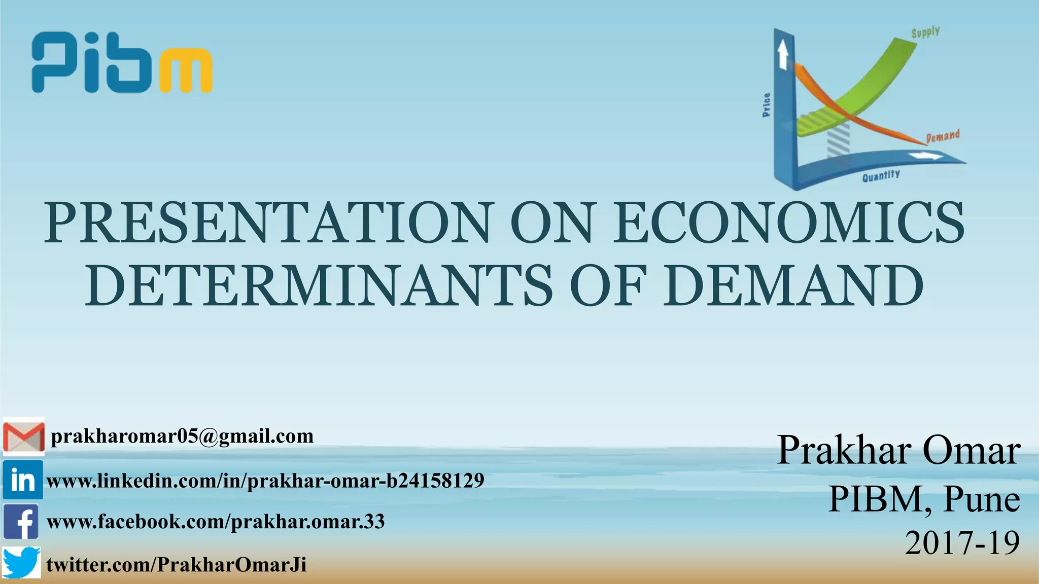 Demand in Economics | PPT