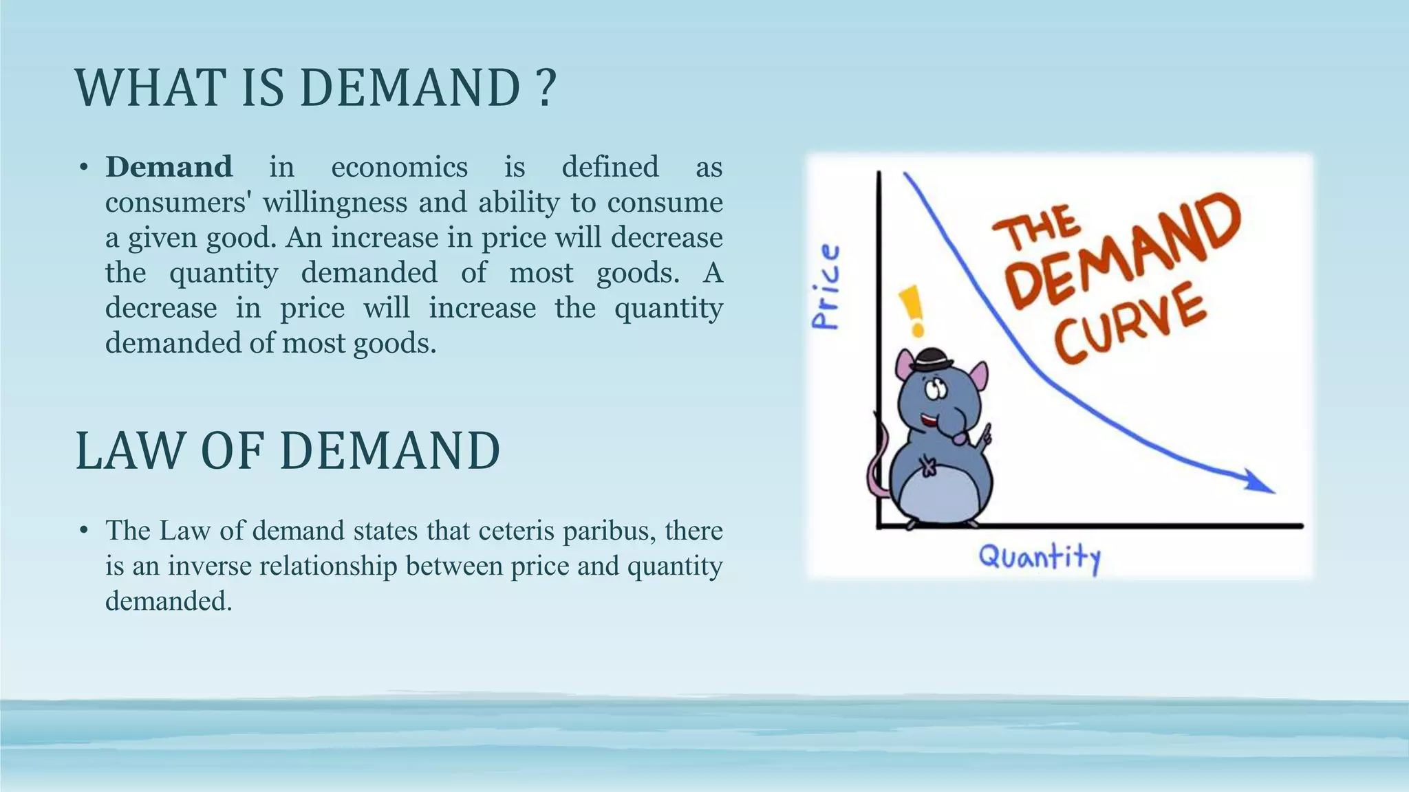 Demand in Economics | PPT