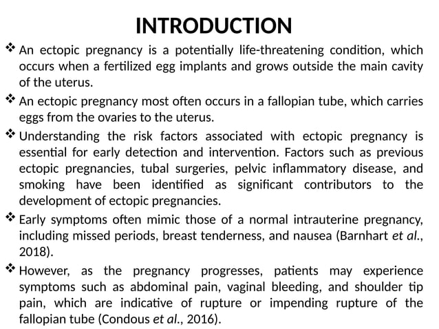 Presentation ON ECTOPIC PREGNANCY SEMINAR PRESENTATION | PPTX | Pregnancy | Reproductive Health