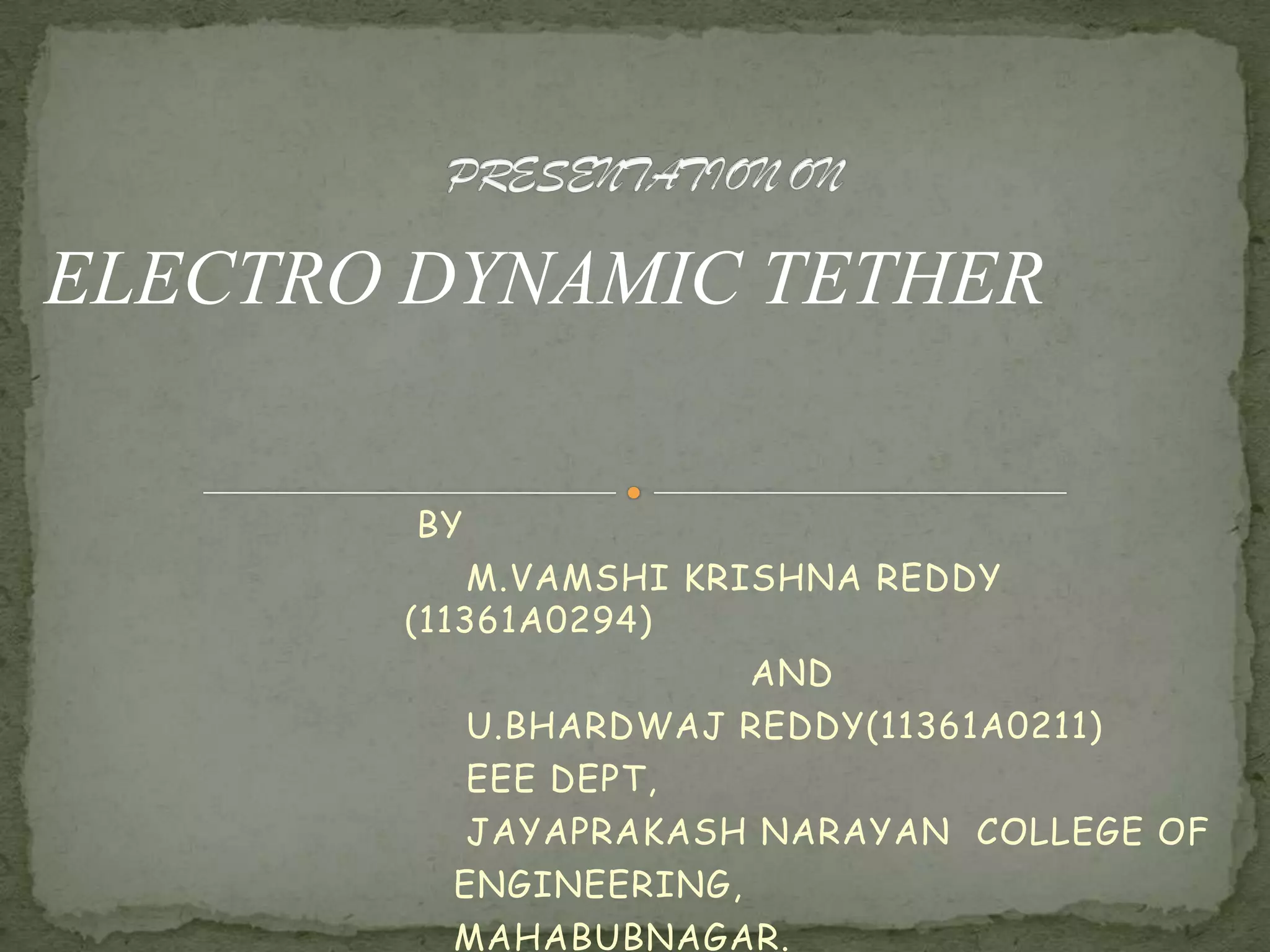 Presentation on edt | PPTX