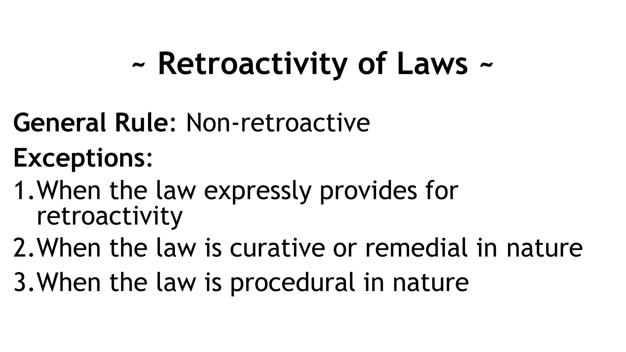 Presentation on Effect and Application of Laws | PPTX