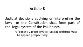 Presentation on Effect and Application of Laws | PPTX