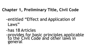Presentation on Effect and Application of Laws | PPTX