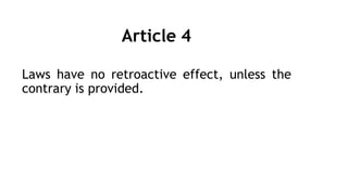 Presentation on Effect and Application of Laws | PPTX
