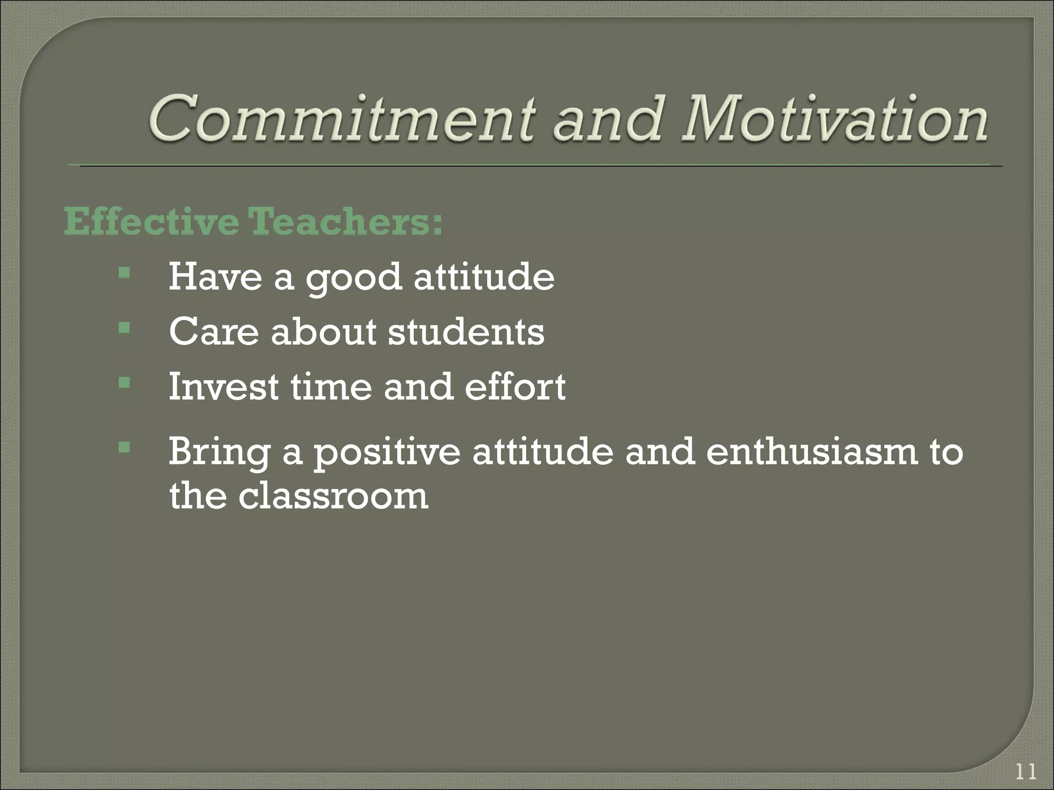 Presentation on effective teaching | PPT