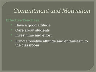 Presentation on effective teaching | PPT