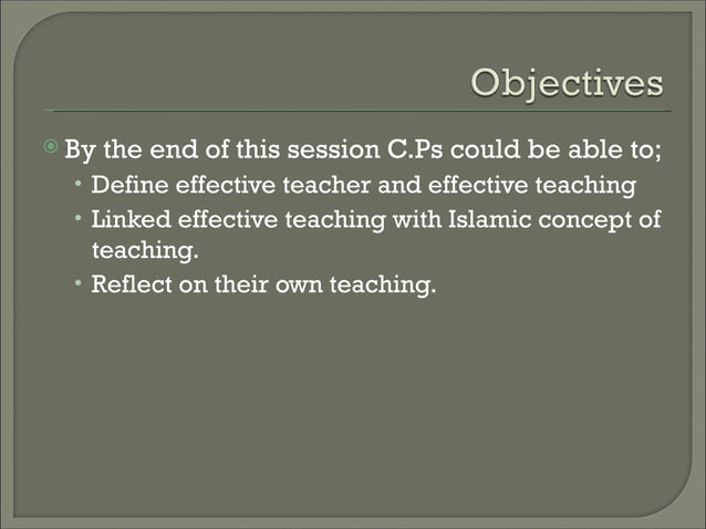 Presentation on effective teaching | PPT | Professional School ...