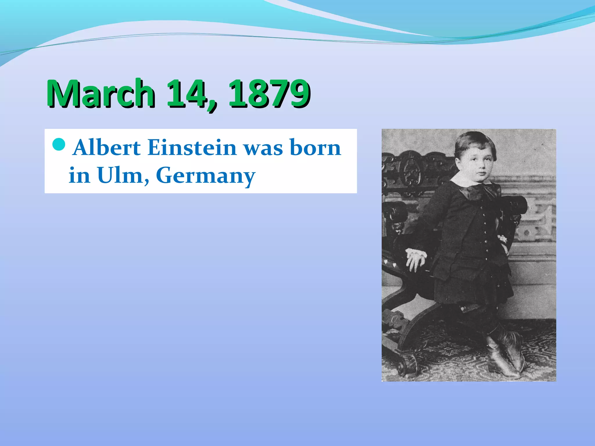 Presentation on einstein | PPT