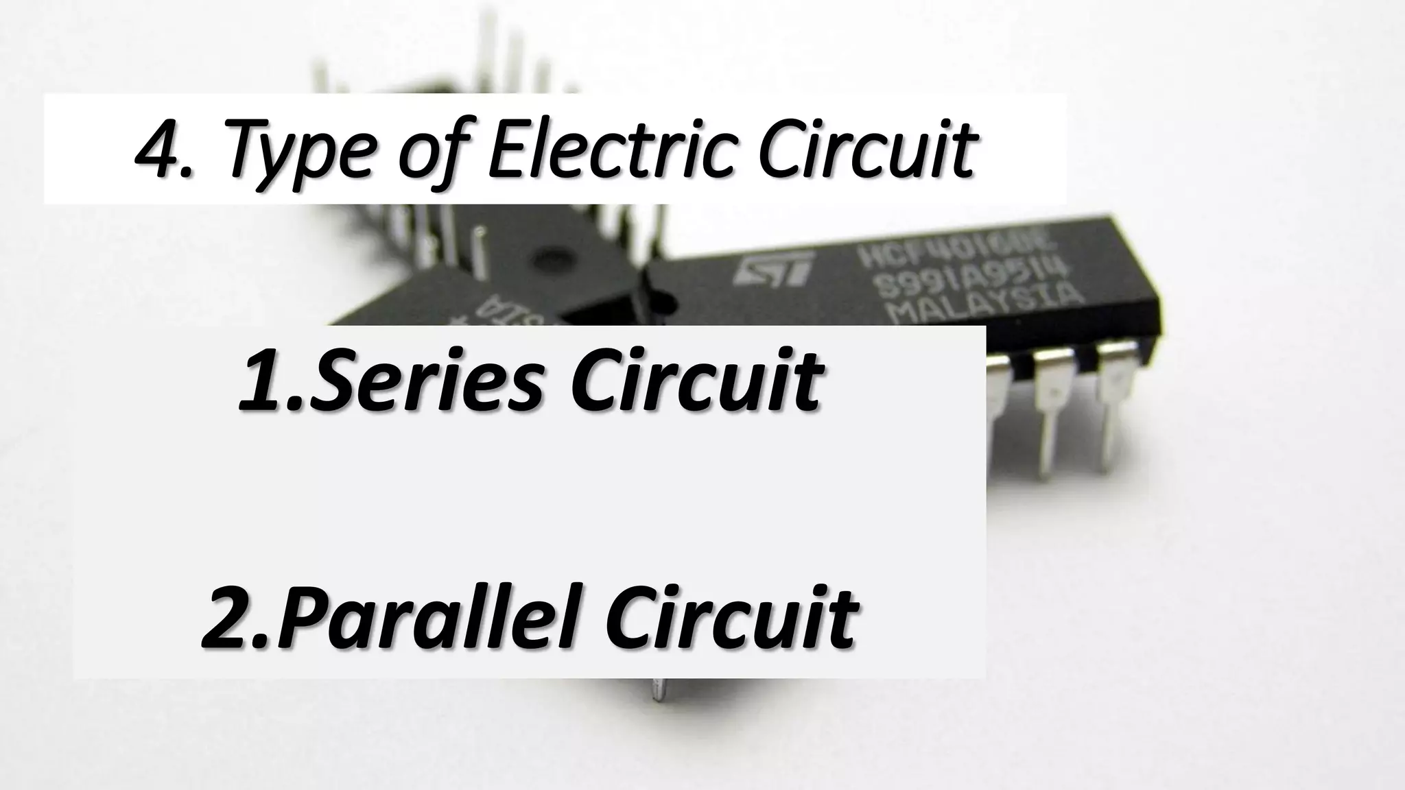 Presentation on electric circuit | PPTX
