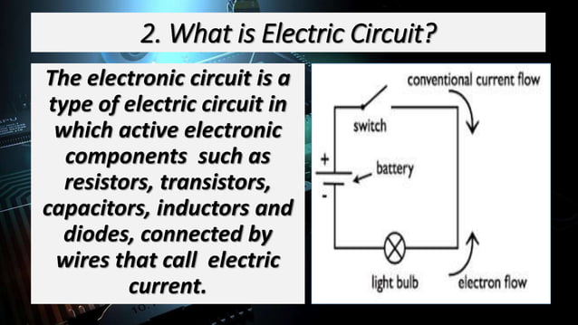 Presentation on electric circuit | PPTX | Computer Networking | Computing