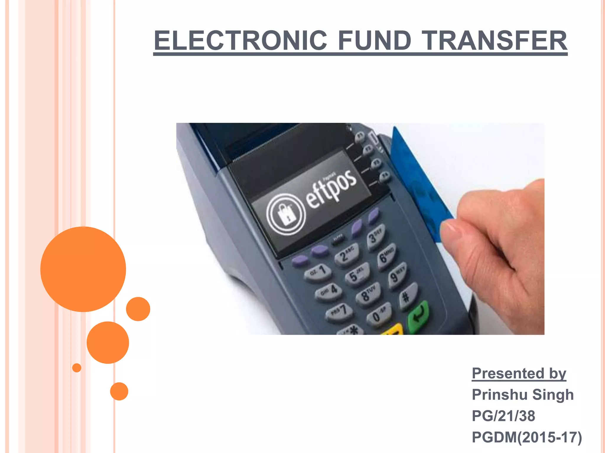 Presentation on Electronic Fund Transfer | PPTX