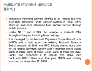 Presentation on Electronic Fund Transfer | PPTX