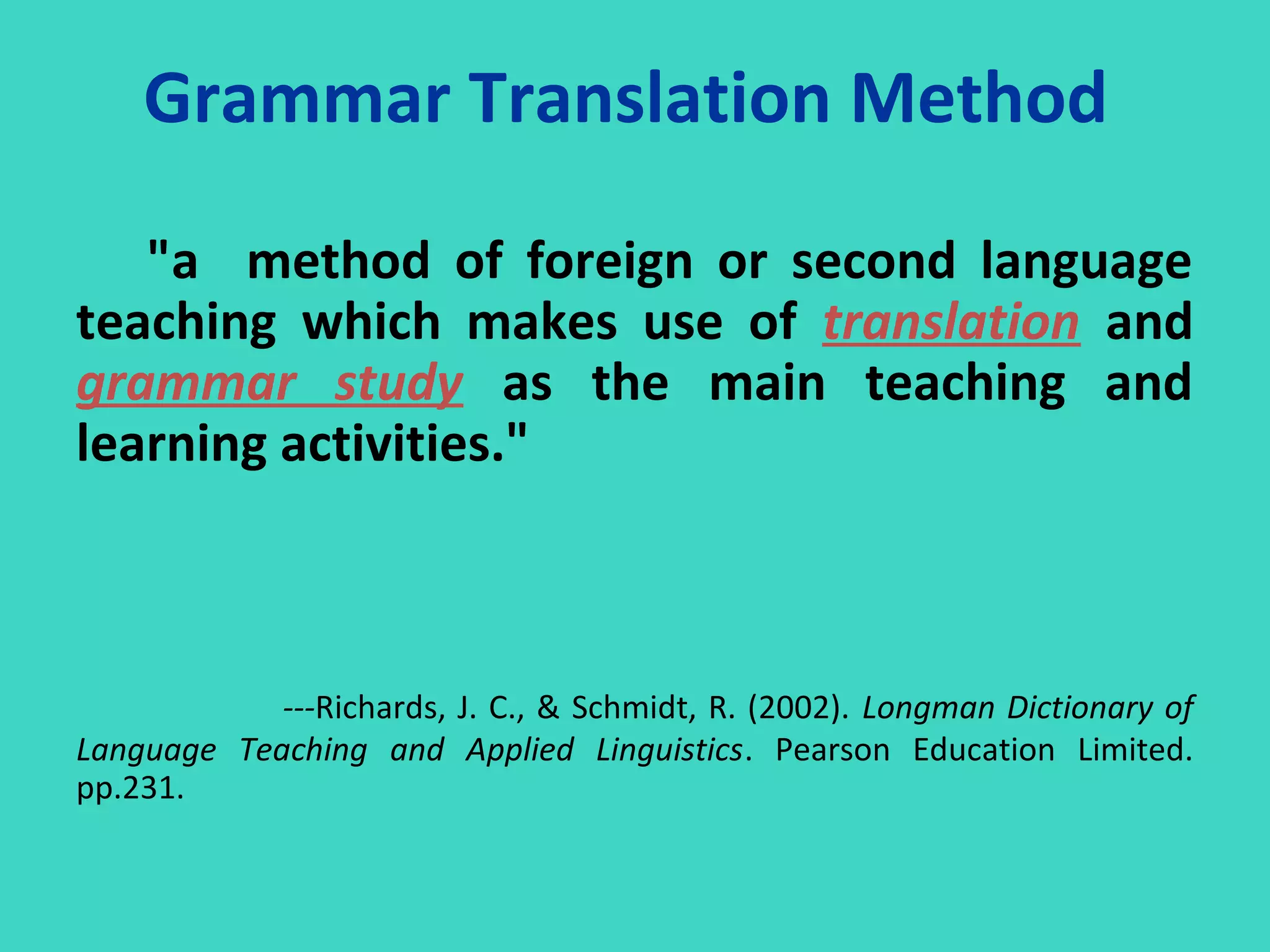 Elt methods and approaches | ODP