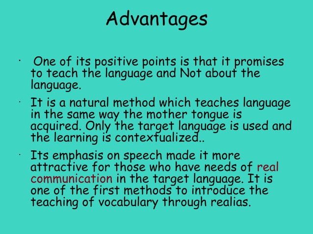 Elt methods and approaches | ODP | Education