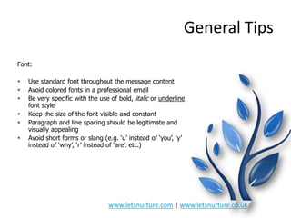 Presentation On Email Etiquettes | PPTX | Email | Internet