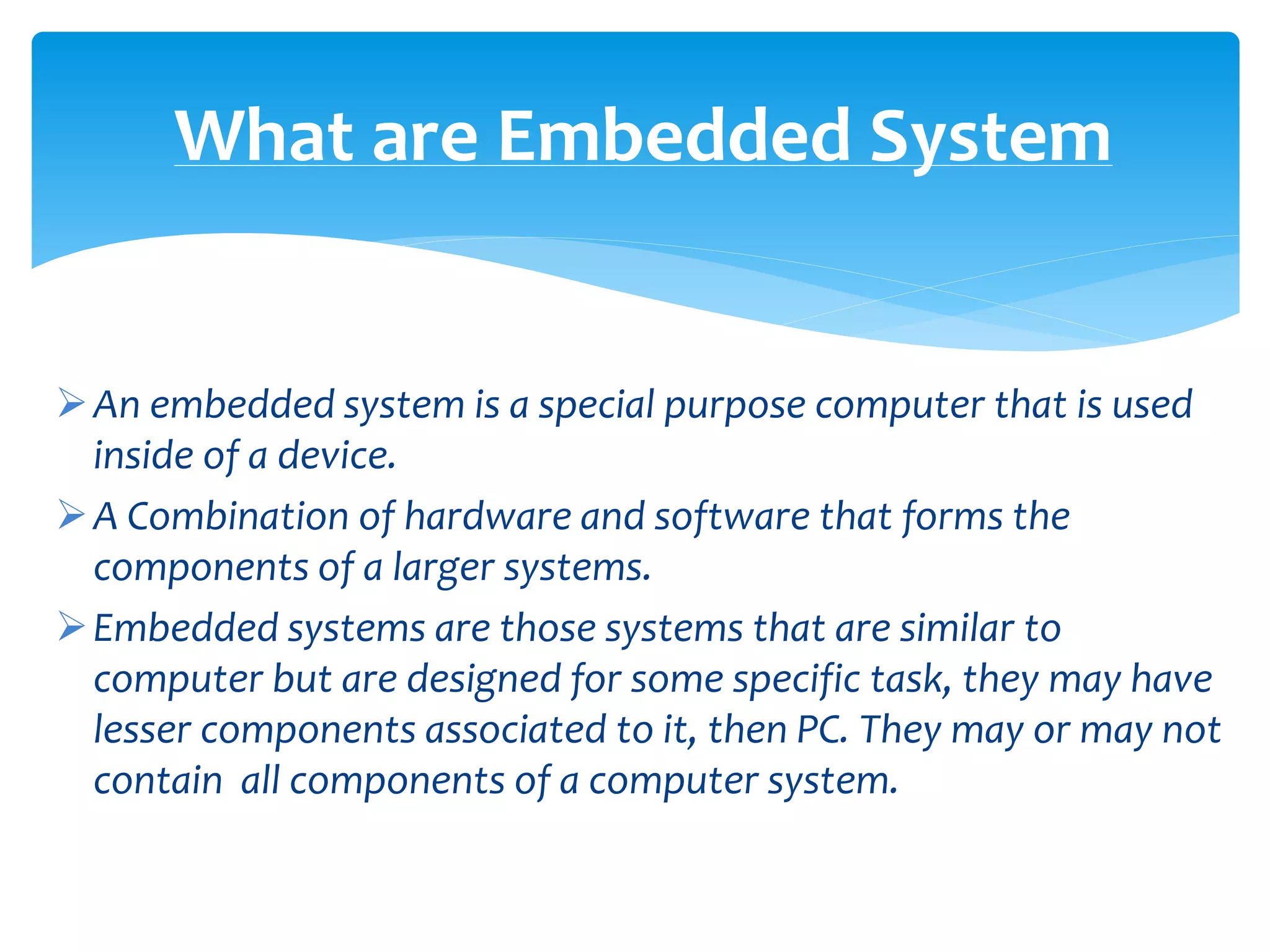Presentation on embedded system by abhishek sharma | PPT