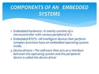 Presentation on embedded system by abhishek sharma | PPT