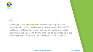 Presentation on Ember.js | PDF