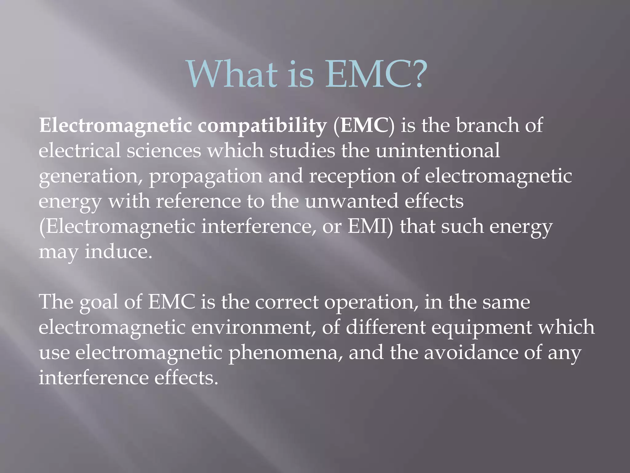 Presentation on emc testing and measurement | PPTX