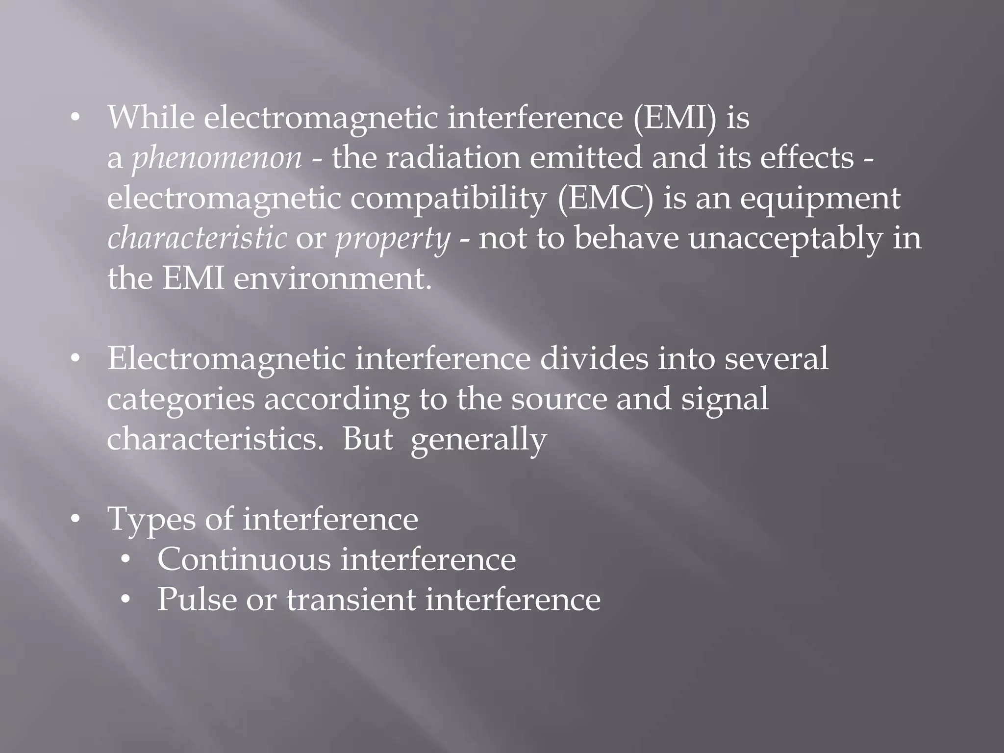 Presentation on emc testing and measurement | PPTX