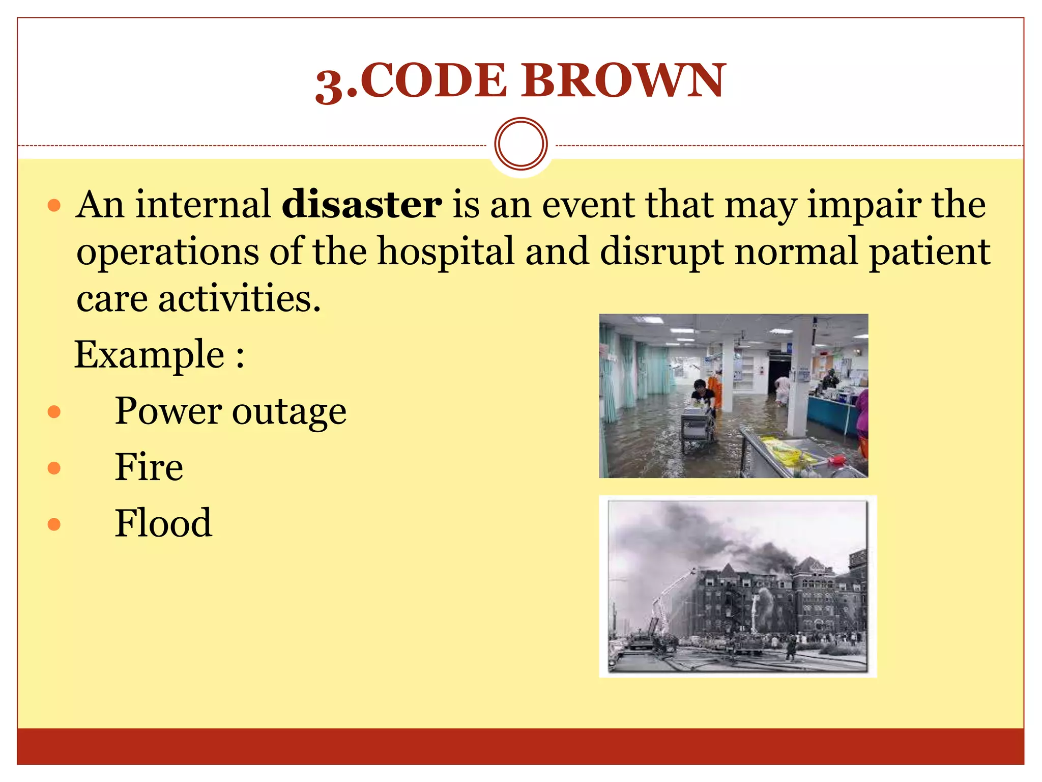 Presentation on emergency codes in a hospital | PPTX