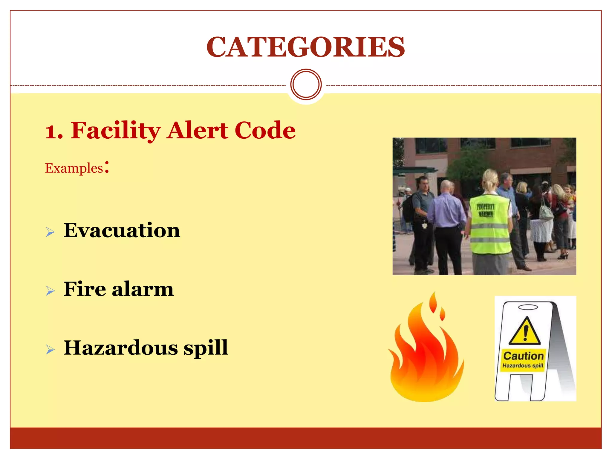 Presentation on emergency codes in a hospital | PPTX