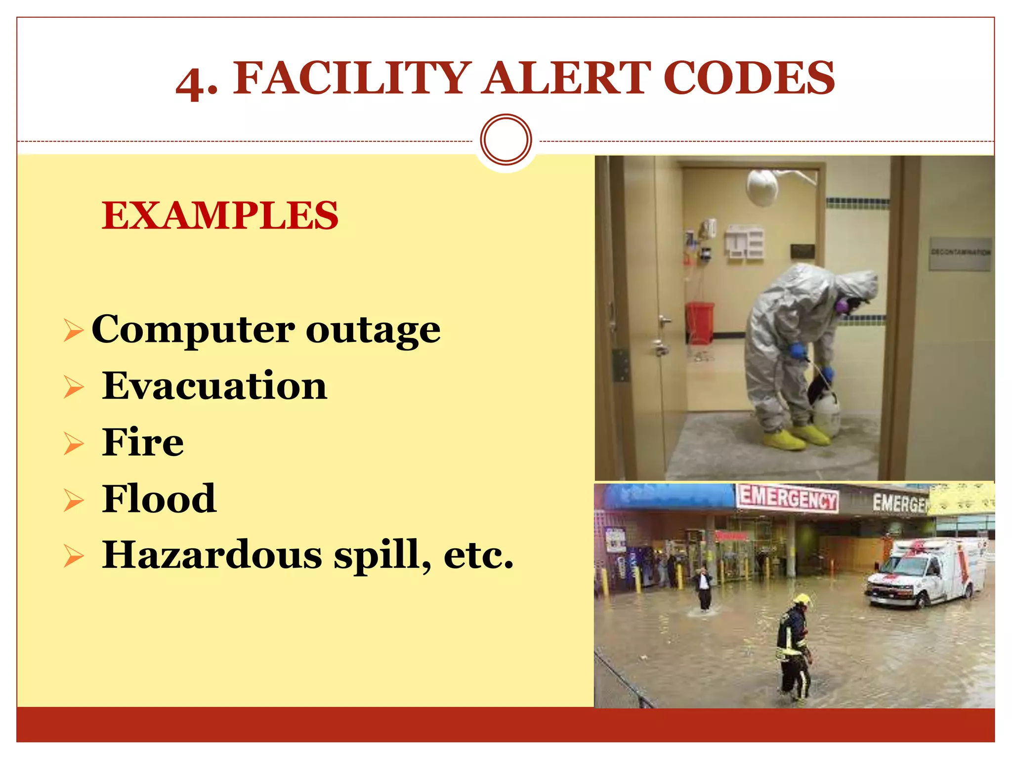 Presentation on emergency codes in a hospital | PPTX | First Aid | Injuries