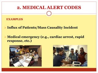 Presentation on emergency codes in a hospital | PPTX
