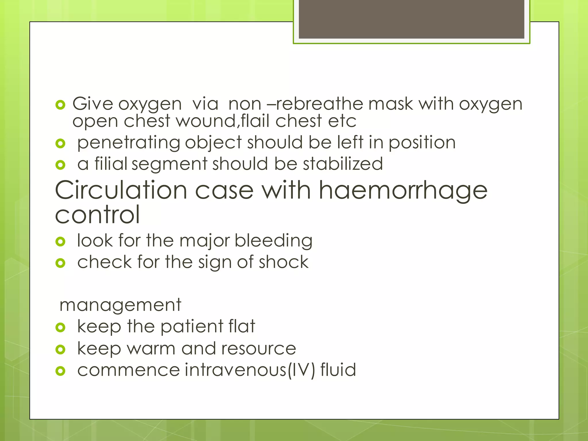 emergency nursing (management in emergency) ppt | PDF