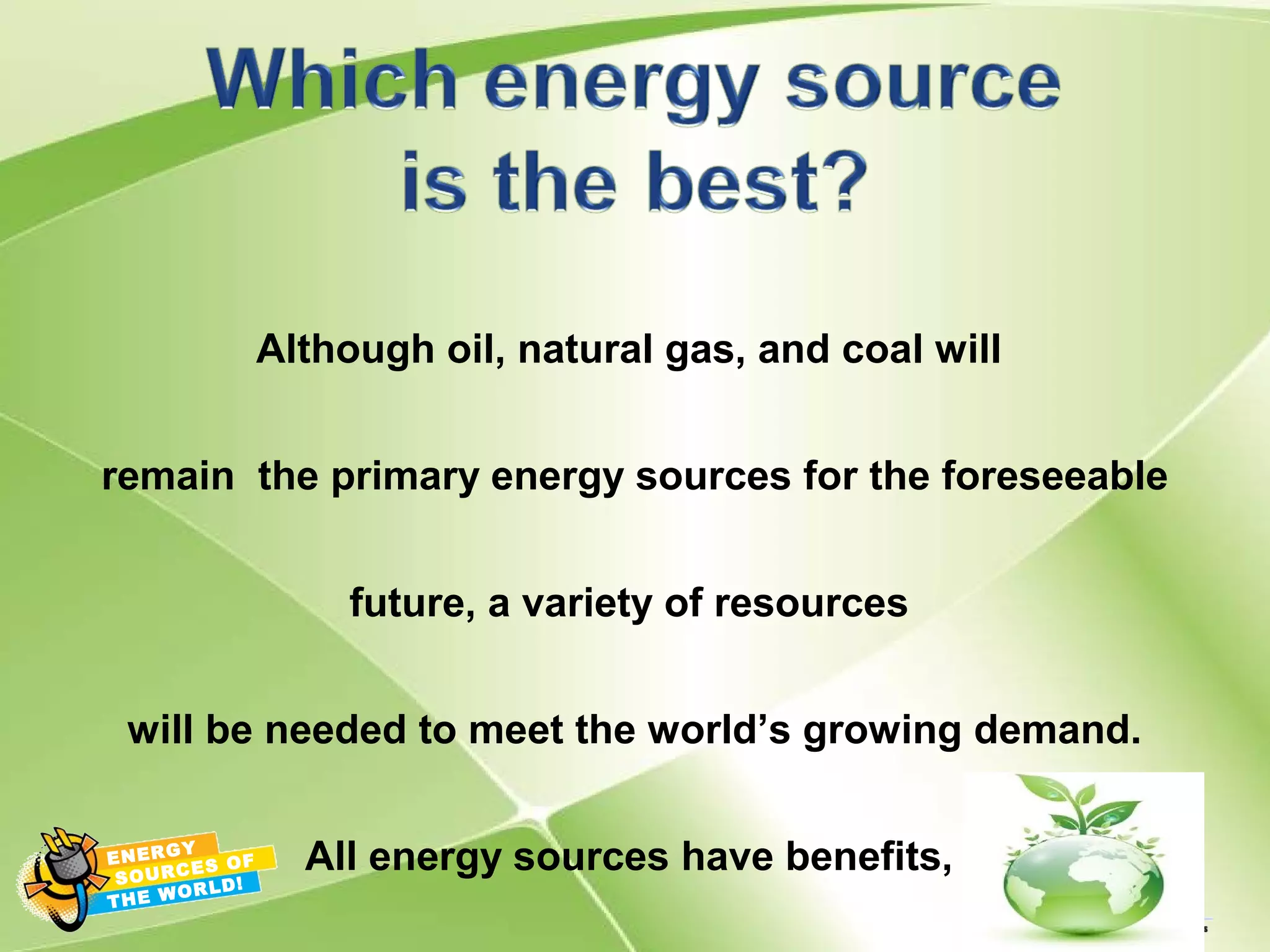 energy sources, quality , characteristics and classification( latika ...