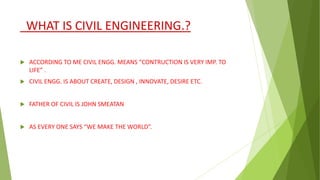 Innovations in Civil Engineering | PPTX