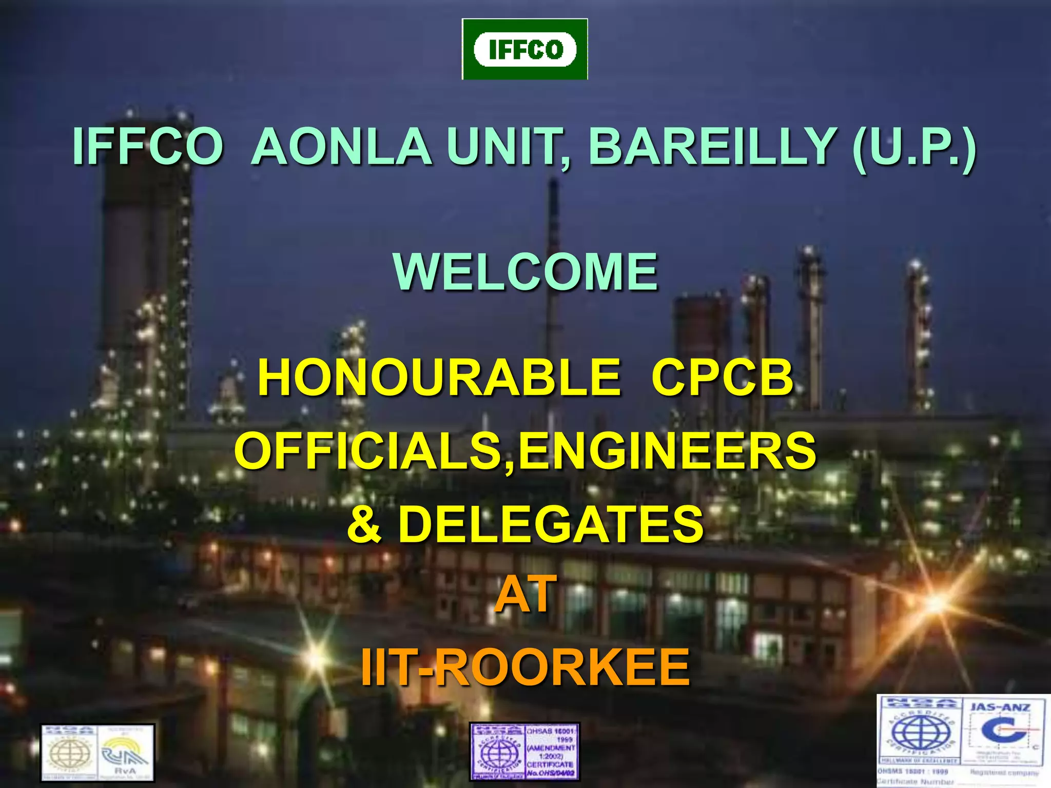 Presentation On Environmental Management At Iit Roorkee | PDF ...