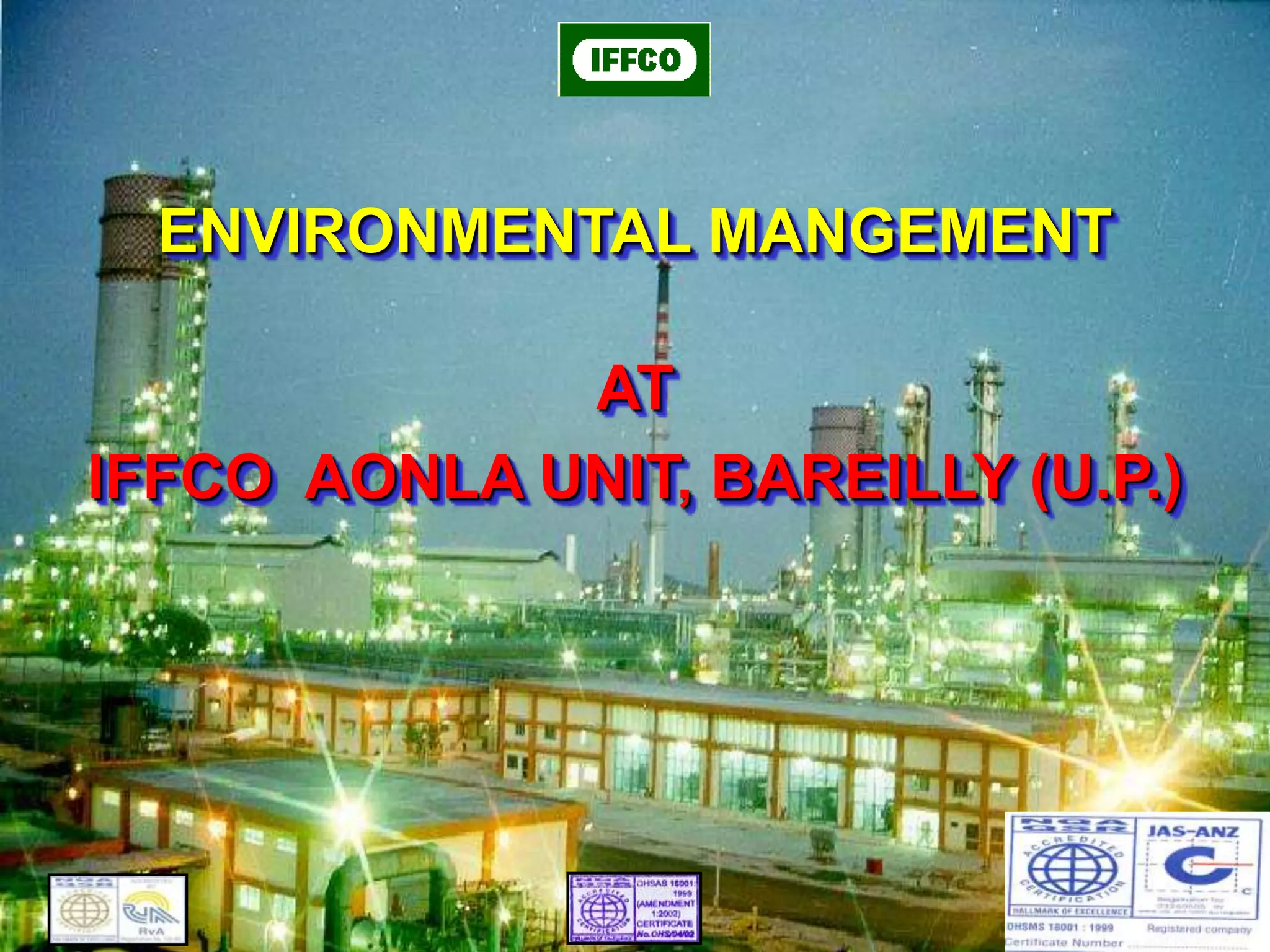 Presentation On Environmental Management At Iit Roorkee | PDF ...