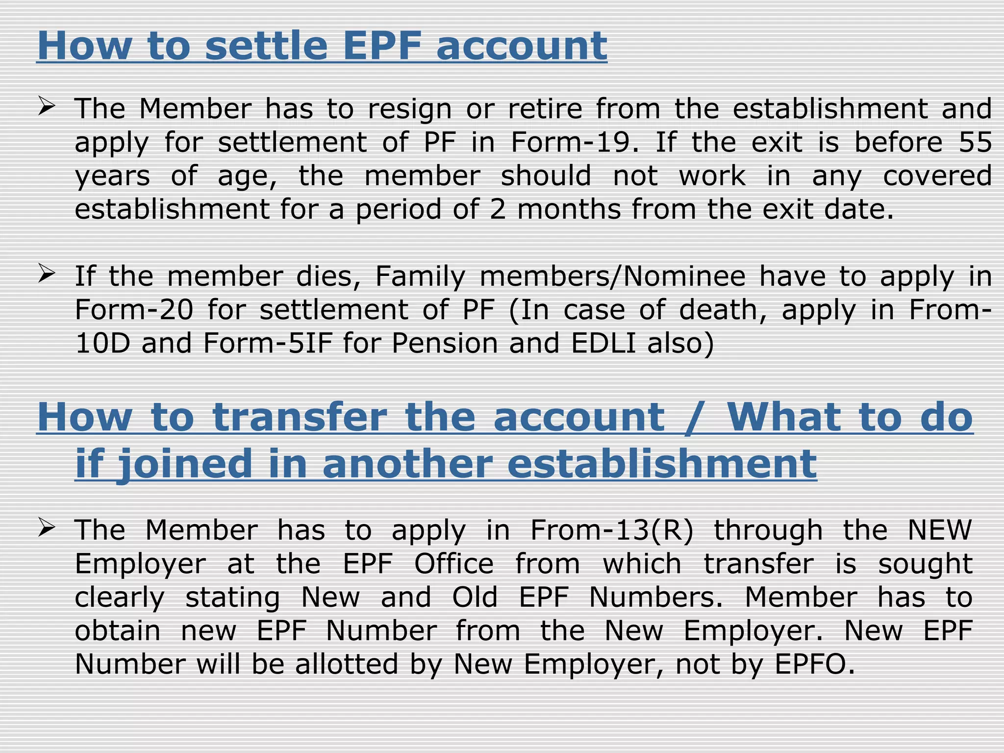 Presentation PF New Rules | PPT